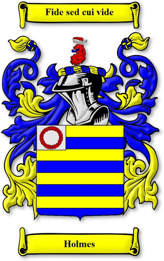 Coat Of Arms Surname History Scroll Full Colour Crest Authentic 